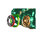 Simmerring, Radialwellendichtringe, Dichtungen, RWDR, Axialwellendichtring